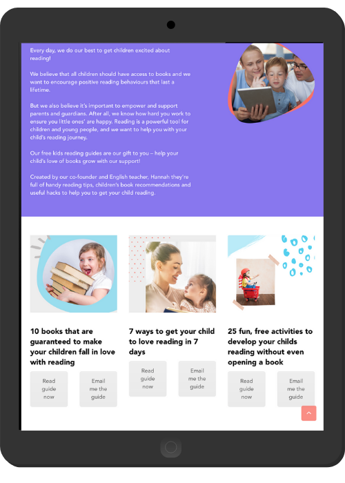 Readingmate | We inspire long-term reading habits in children